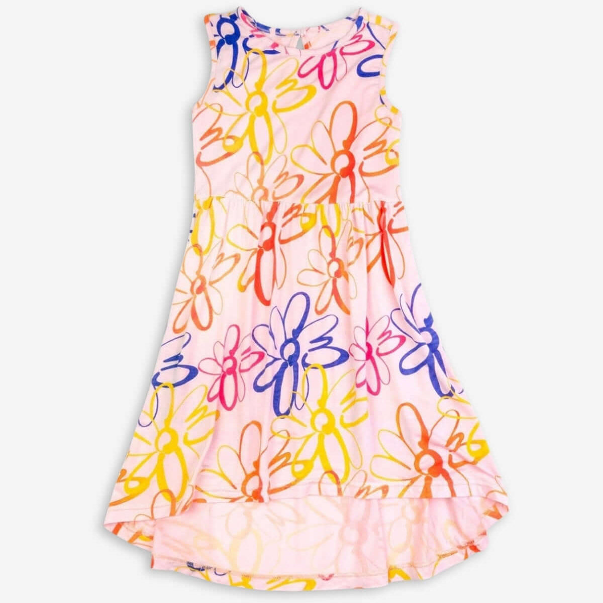 Girls Floral Dresses: Multicolor Daisy Naxios Dress | Appaman Kids