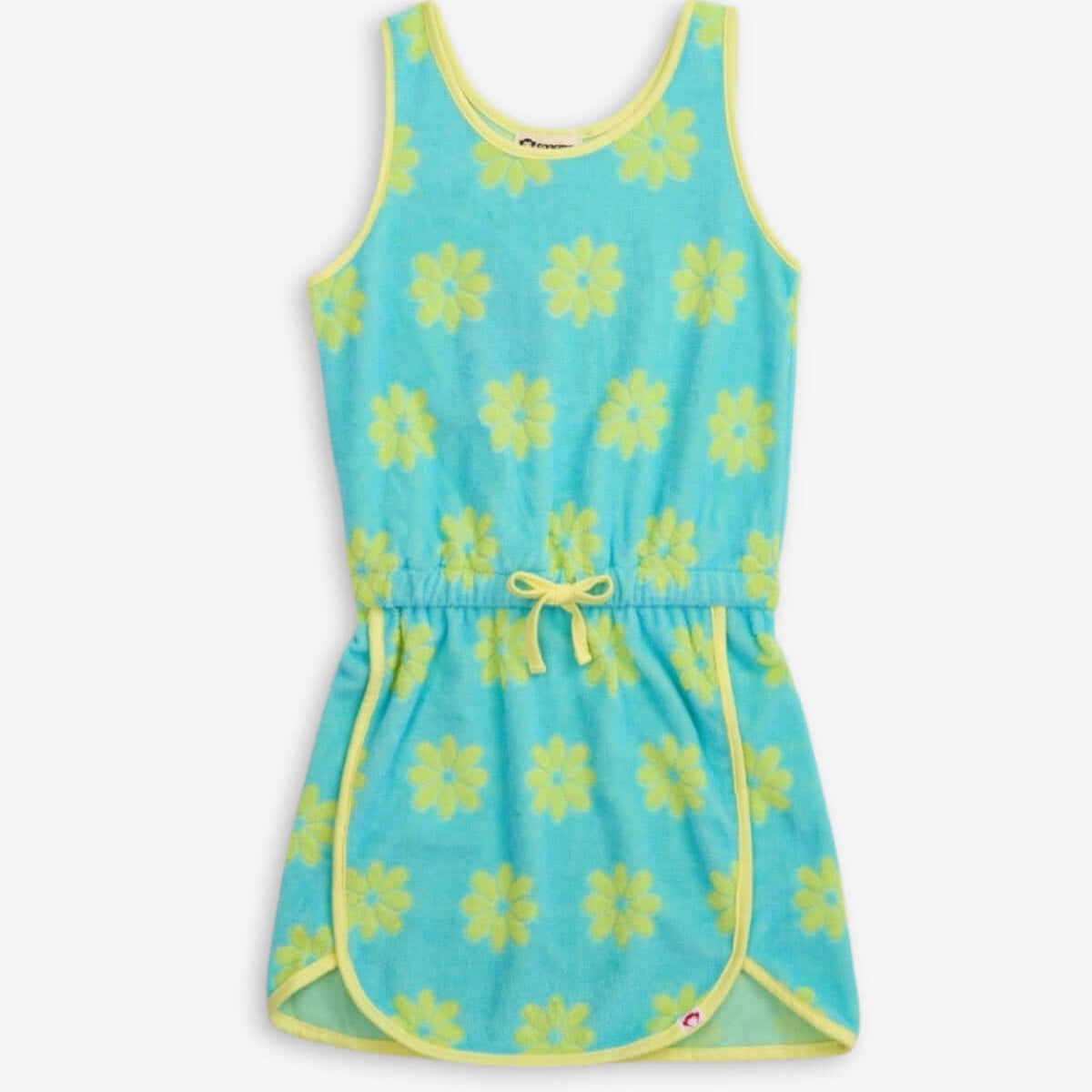 Girls Terry Dress | Blue Daisies | Appaman