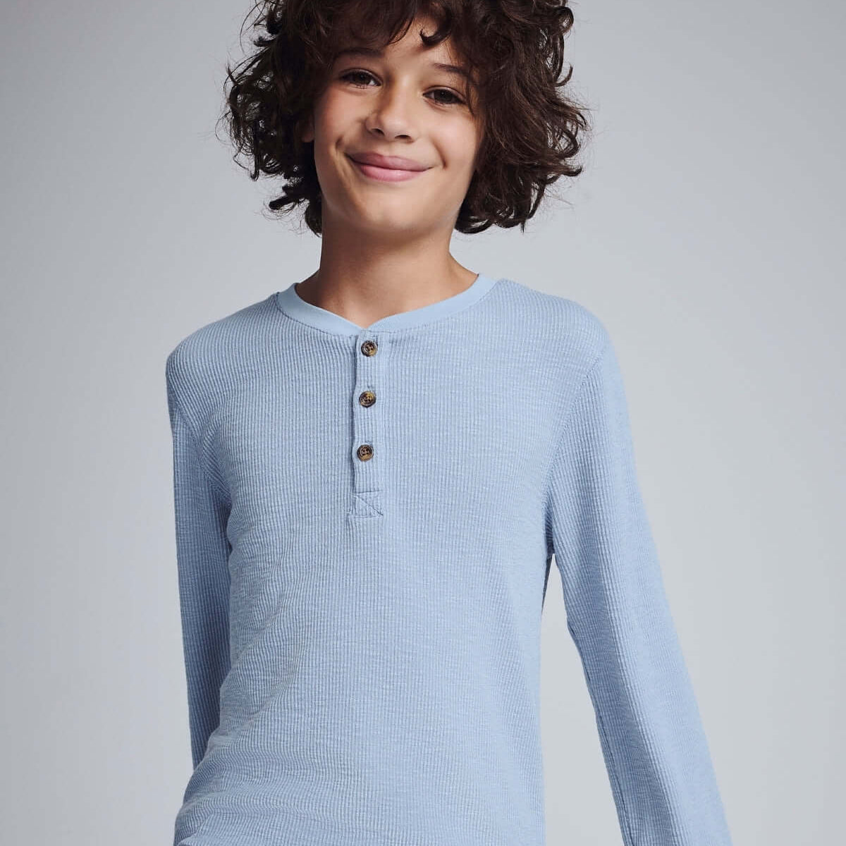 Boys Blue Henley Shirt | Appaman