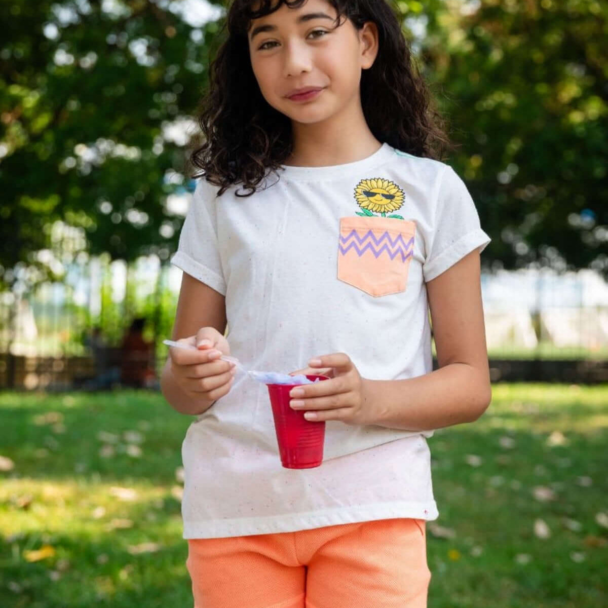 Girls Orange Shorts |Trendy Styles For Girls | Appaman